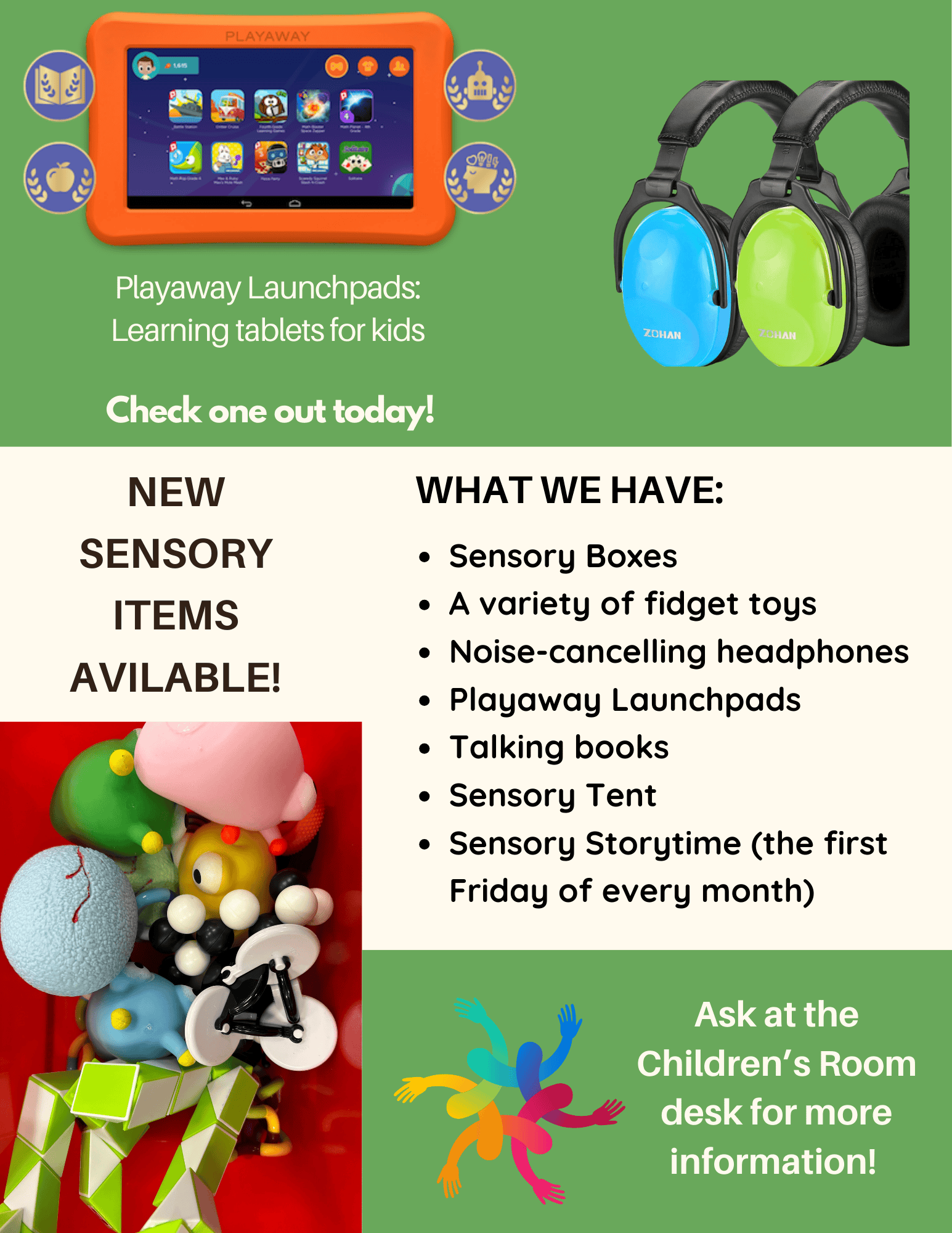 Read about our Sensory Programs, toys, books and technology! - Pound ...